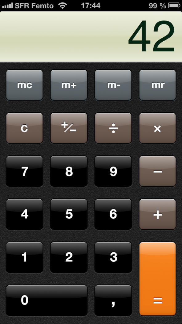 La calculatrice qui a inspiré celle de l'iPhone revient - Le journal du ...