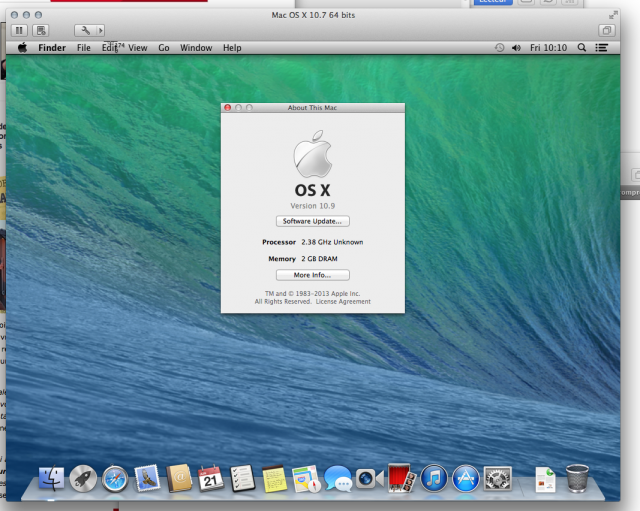 Installer OS X Mavericks dans une machine virtuelle VMWare - Le journal ...