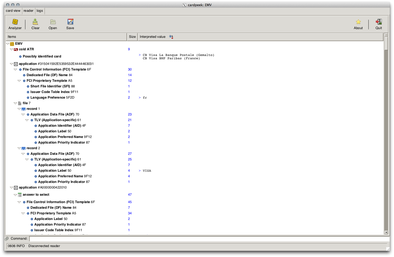 CardPeek : lire des cartes (Vitale, Navigo, bleue, Moneo, SIM) sous Mac ...