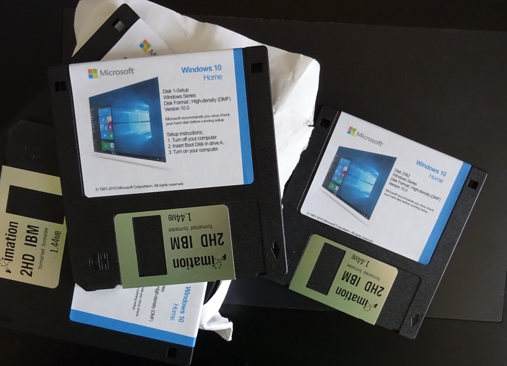 Windows 10 et les disquettes - Le journal du lapin