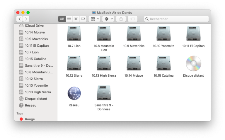 Le partage de disque optique (Remote Disc) disparaît de macOS Catalina ...