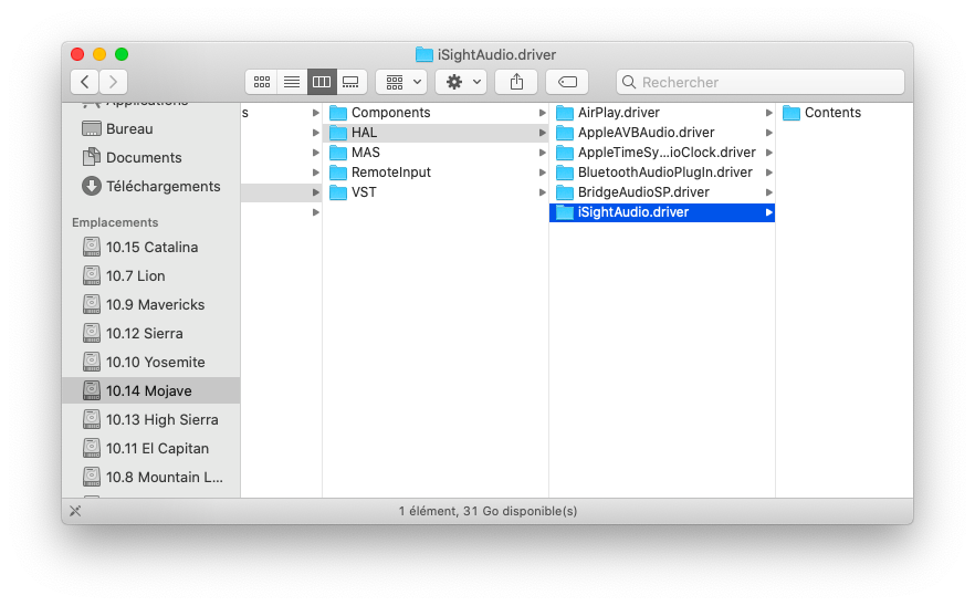 Faire fonctionner l’audio d’une iSight FireWire sous Catalina (mais pas ...