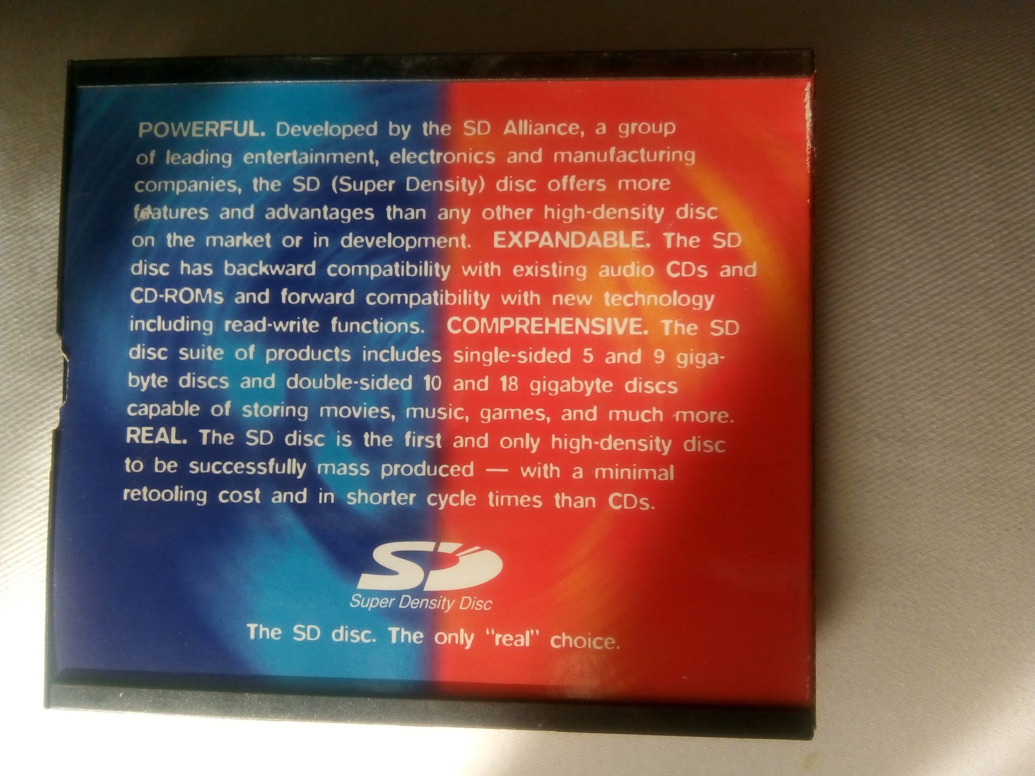 Super Density Disc, le disque qui a donné son logo aux cartes SD - Le ...