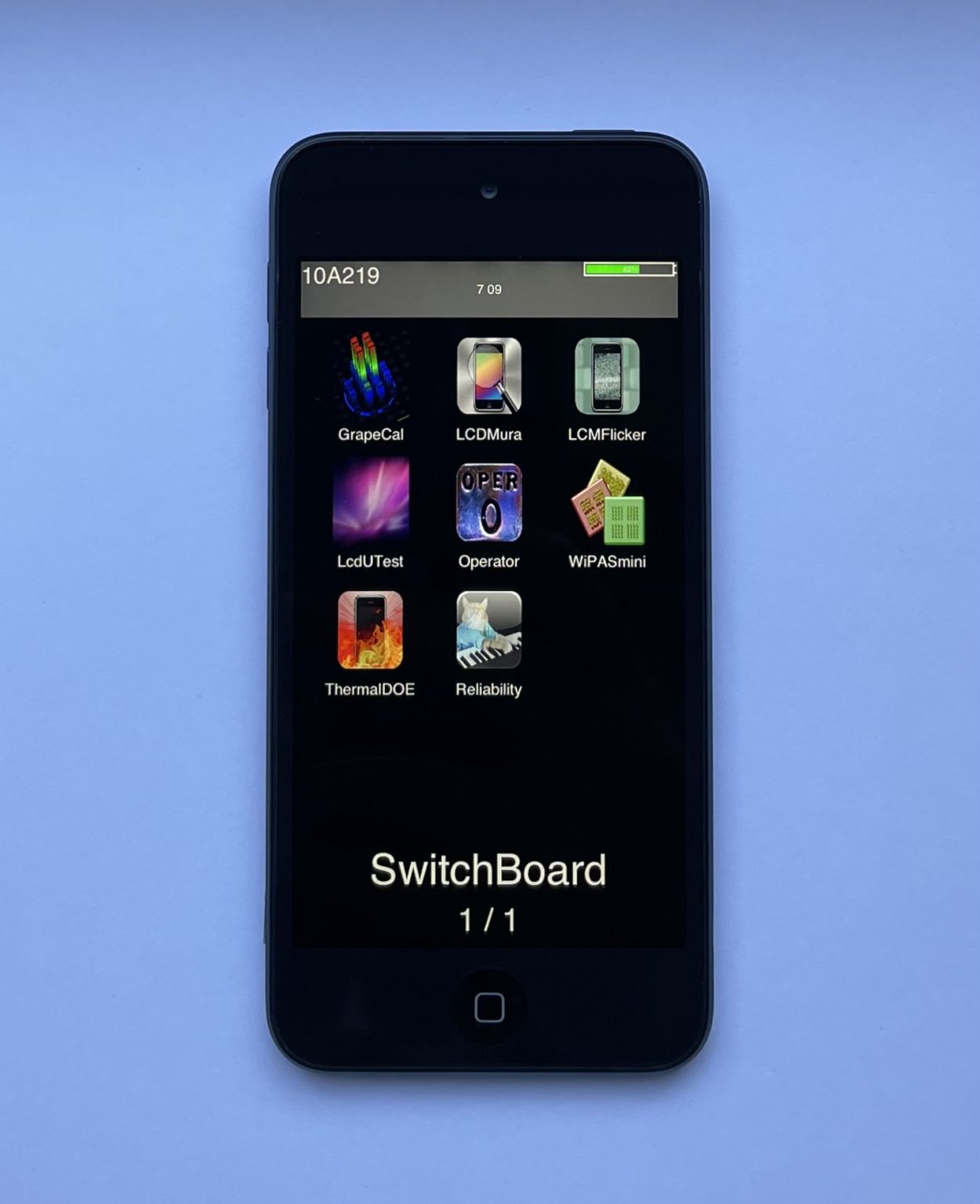 Un prototype d'iPod touch 5G sous SwitchBoard - Le journal du lapin