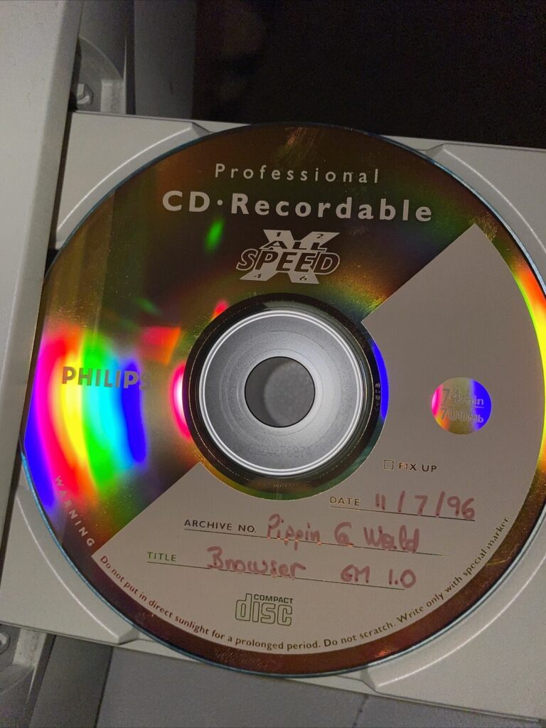 Une version GM du navigateur de la Pippin @World - Le journal du lapin